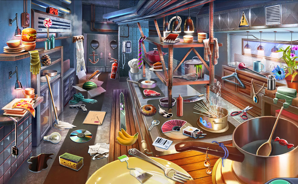 Criminal Case: Case #17: The Last Supper - Restaurant Kitchen Hidden ...